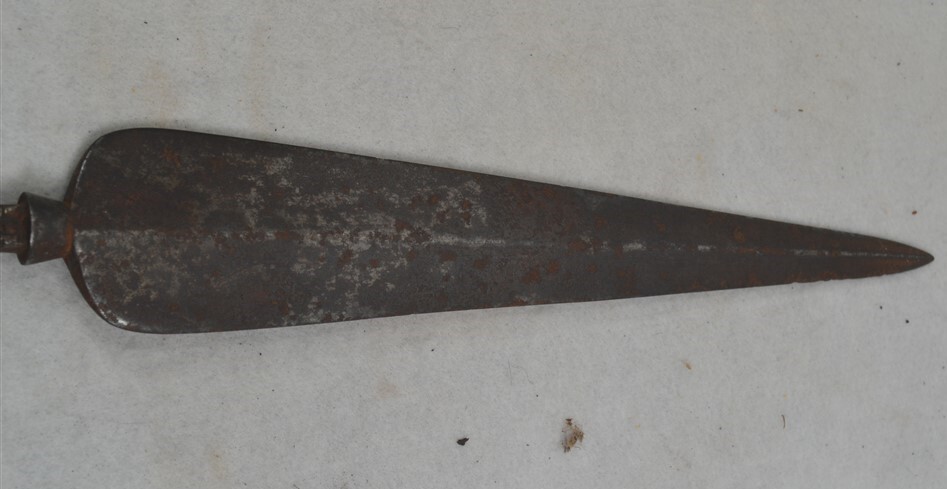 antique pike/spontoon head weapon military 18th Revolutionary war ...
