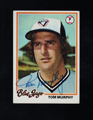1978 Topps Tom Murphy Signed Autograph #103 Baseball Card | eBay