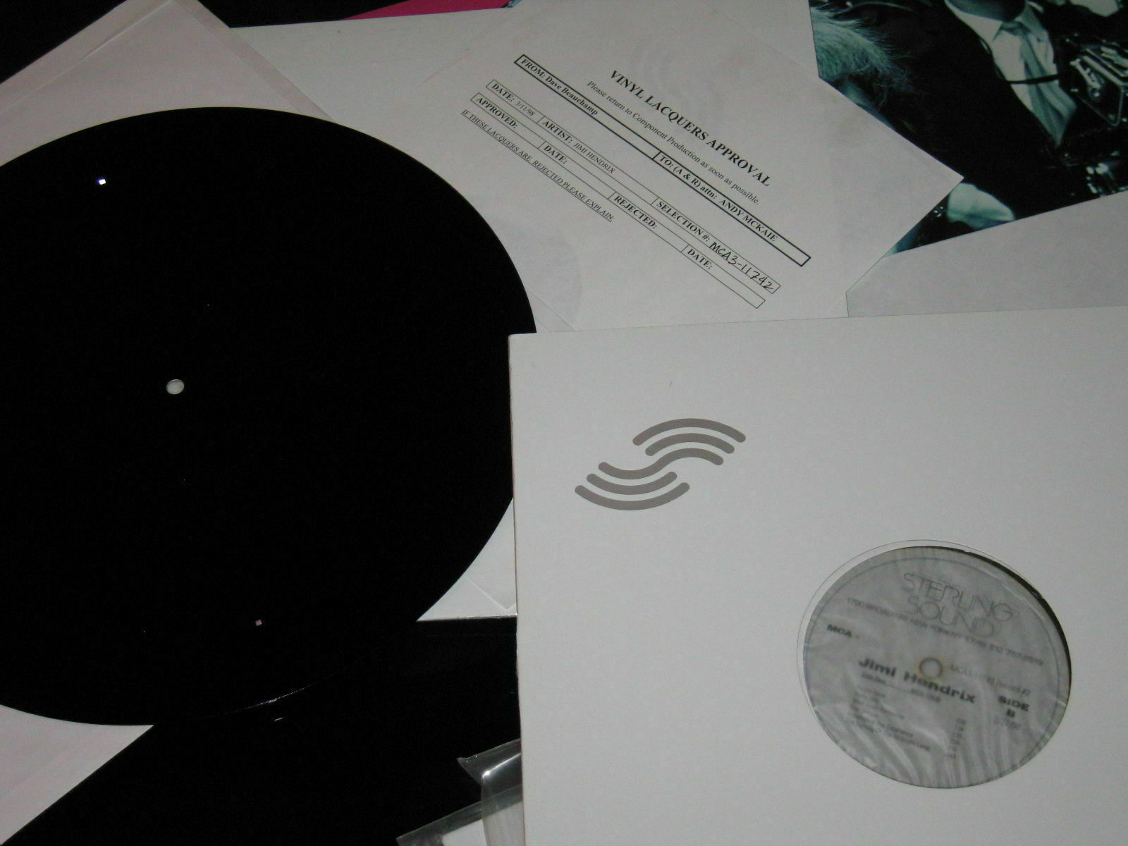 JIMI HENDRIX BBC SESSIONS 6 STERLING SOUND ACETATES & 3 LP MCA TEST ...