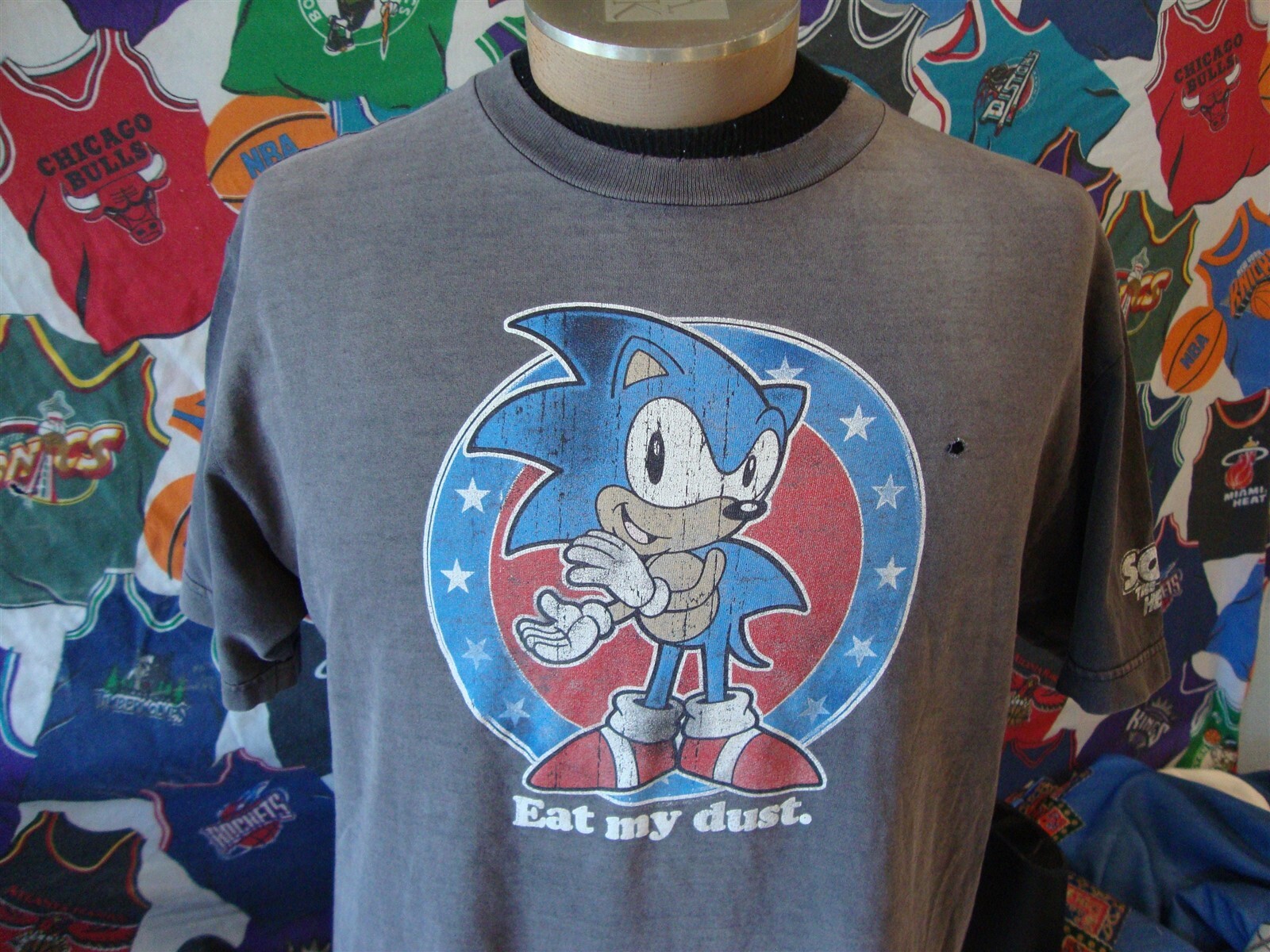 Vintage Sonic The Hedgehog Eat My Dust Video Game Seg… - Gem