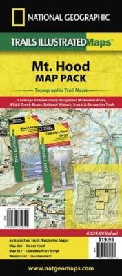 National Geographic Maps Mt. Hood, Map Pack Bundle (Map) | eBay