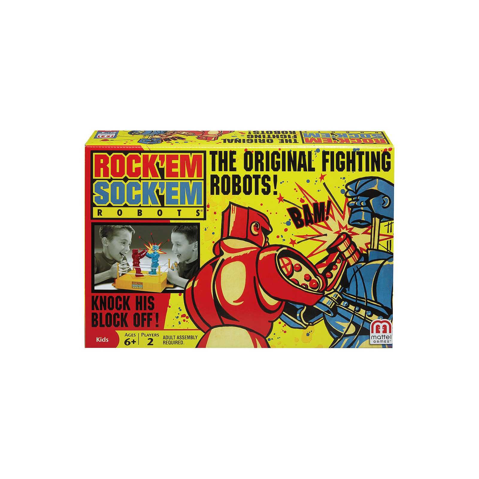 Mattel Games Rock 'Em Sock 'Em Robots Boxing Game - CCX97 for sale ...