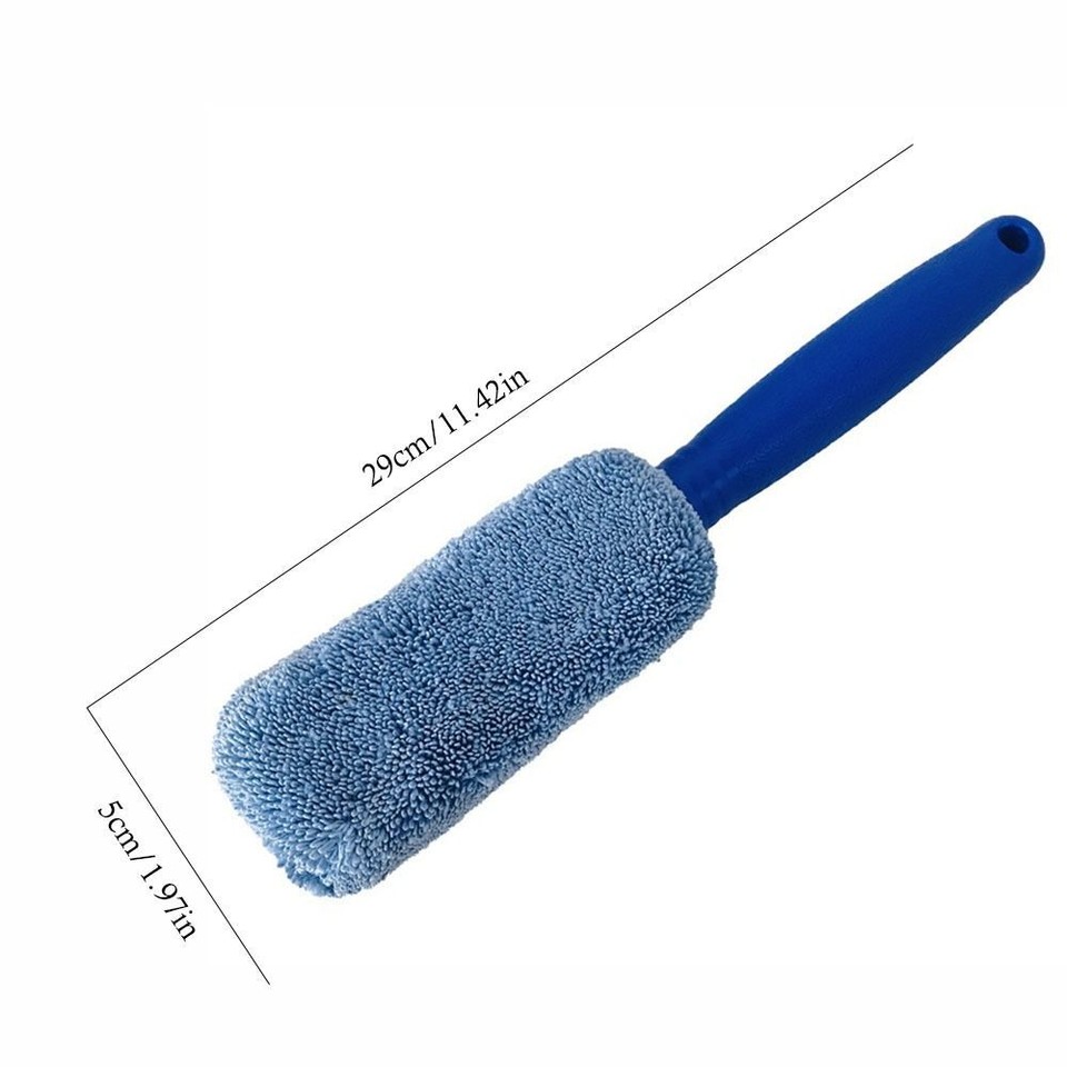 Microfiber Tire Rim Brush Motorcycle Detailing Car Cleaning Tool Auto ...