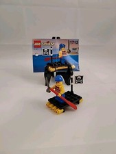 LEGO 1713 Shipwrecked Pirate Instructions and Parts List