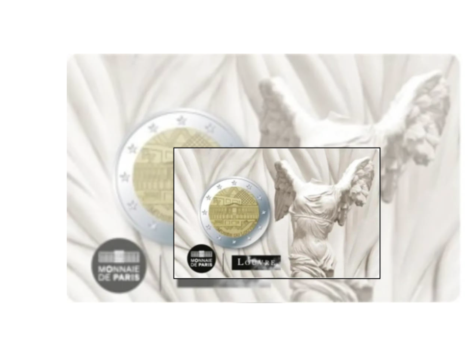 France, 2025, 2 Euro Coin Card, Louvre, all 4 cards! Presale! | eBay