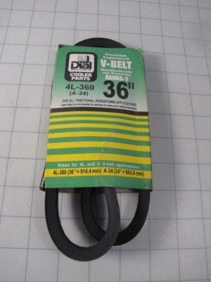 Dial Manufacturing 4L-360 / 4L360 (A-34) V-Belt 36" x 1/2" NEW | eBay