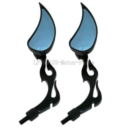 Black Motorcycle Rearview Mirrors for Honda Shadow VT 600 750 1100 ...
