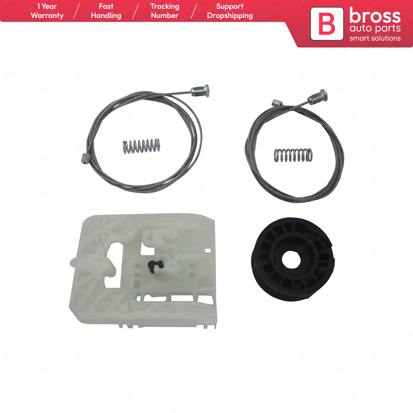Window Regulator Kit Front Right for Ford Transit Custom V362 F3 FY FZ ...