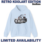 DigiRods Retro Koolart Harley California Police Motorcycle LG Hoodie ...