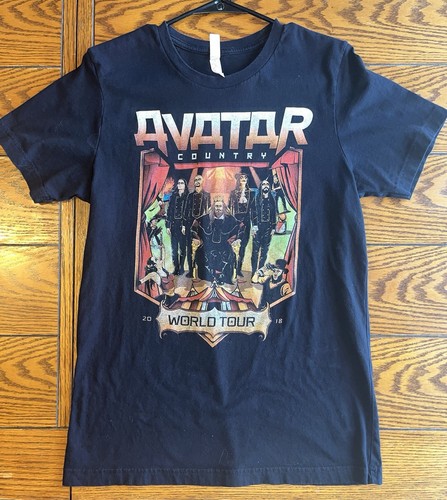 Avatar Country 2018 World Tour Concert Black 2 Sided Men’s Size M | eBay
