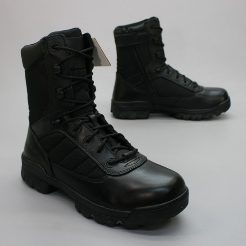 Bates Men's 10 Tactical Sport 8" Black Leather Side-zip Lace ...