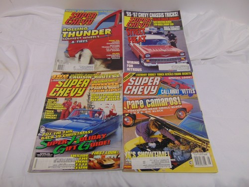 (37) 1990's Super Chevy Magazines DOT Wars 55-56-57 Issue Resto Big ...