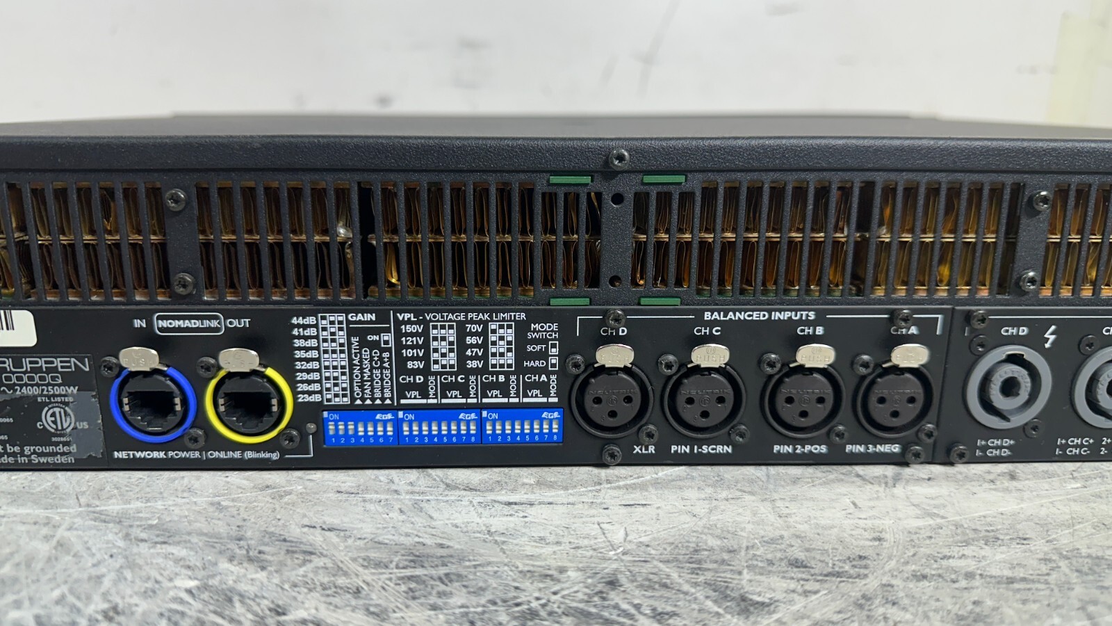 4ch Lab Gruppen FP10000Q Power Amp 10000W #7203-7204 (TRUEHEARTSOUND ...