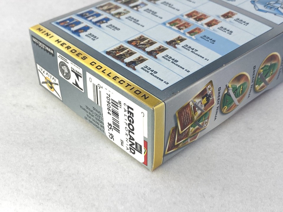 LEGO 3346 Mini Heroes Collection Ninja #3 Green Ninja x2 Samurai Lord ...