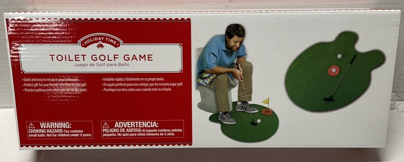 Odd Novelties Potty Putter Holiday Time Toilet Golf Game Green New Golf ...