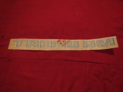 1978 1979 1980 PONTIAC FIREBIRD TRANS-AM FENDER DECAL BLUE | eBay