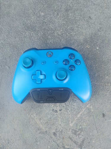 Microsoft Xbox One Blue Wireless Controller Model 1708 OEM W/T.B. Audio ...