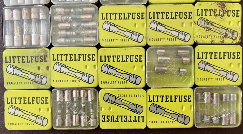 Huge Lot (224) Buss Littelfuse Car Fuses Automotive Glass Tube SFE AG ...