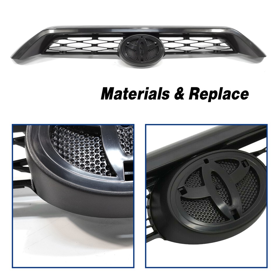 Front Upper Grille For 2014-2020 Toyota 4Runner Mesh Grill Assembly | eBay