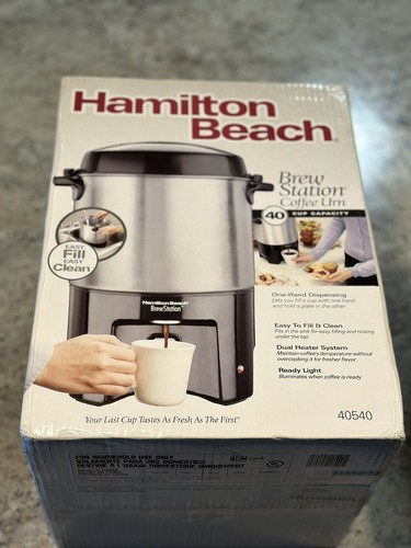 Hamilton BEACH BREW STATION 40 CUP COFFEE URN Model 40540 40094405404 ...