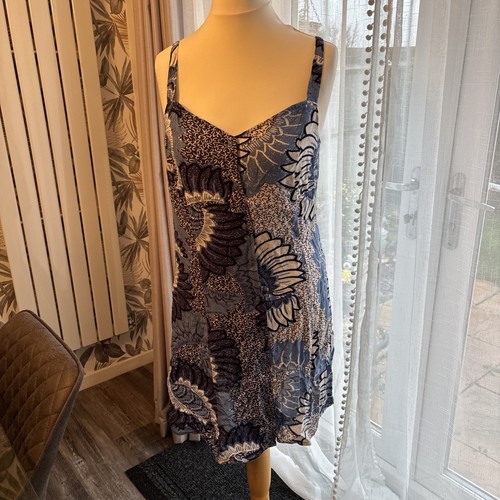 Next Summer Light Blue Fixed Wrap Dress Size 12 Brand New Without Tags ...