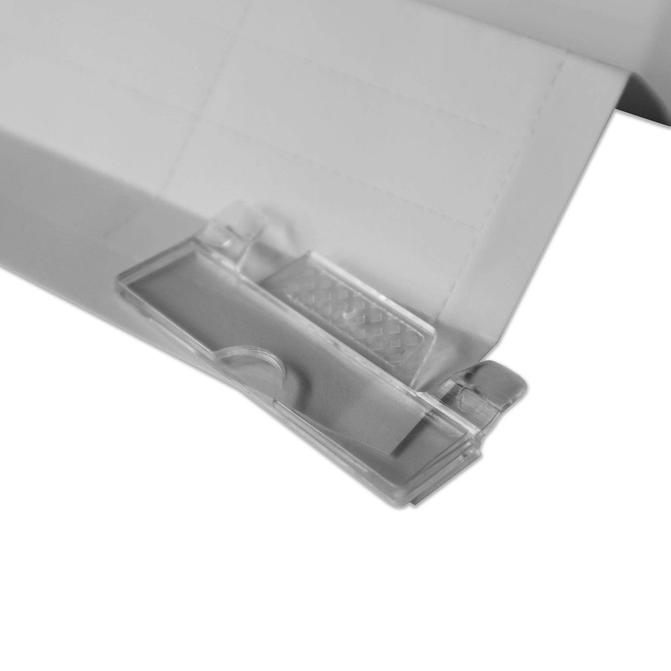 50 Clear Plastic Suspension File Tabs & Inserts - Hanging File Tabs ...