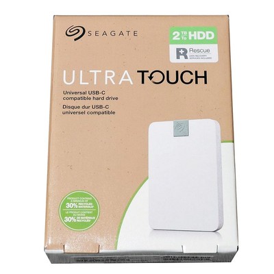 Seagate Ultra Touch 2TB USB-C External Hard Drive HDD (Cloud White ...