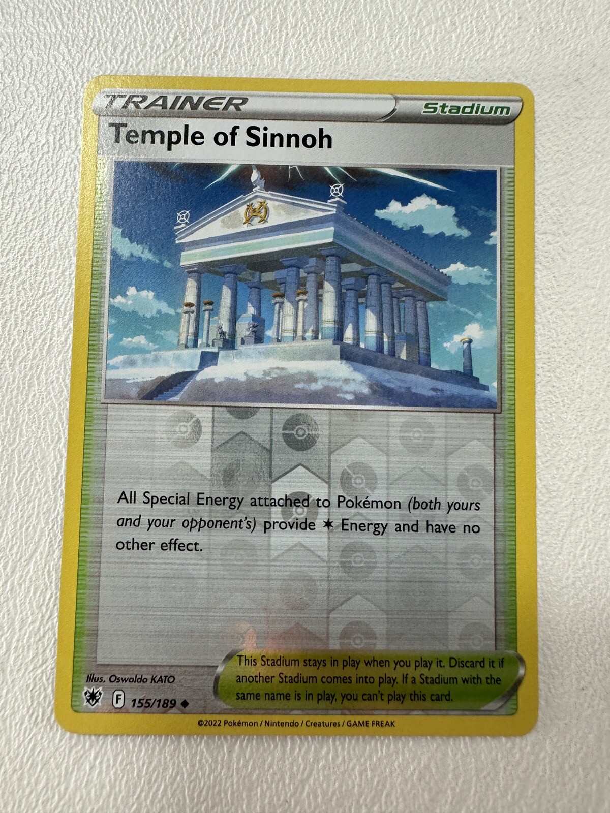 Temple of Sinnoh 155/189 Astral Radiance Uncommon Reverse Holo Pokemon ...