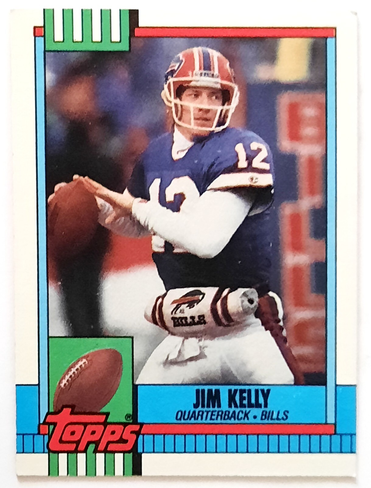 Jim Kelly 1990 Topps #207 - HOF - Buffalo Bills | eBay