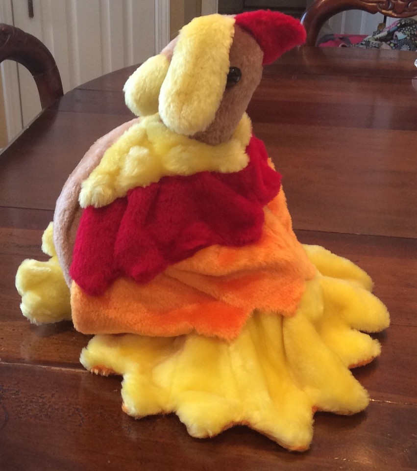 Unique Handmade 13" Standing PLUSH TURKEY DOLL - Stuffed THANKSGIVING ...
