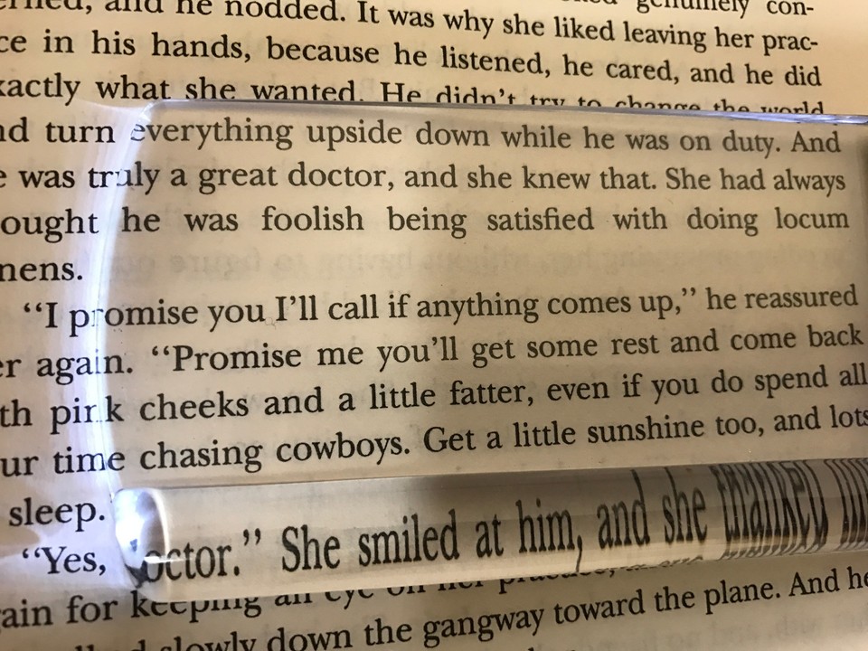 Light Wedge Pocket Mini 1.5X Magniifer - Pink LightWedge | eBay