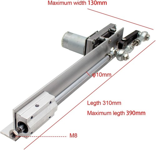 Reciprocating Cycle Linear Actuator Gear Adjustable DIY Telescopic ...