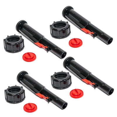 4PK Midwest Gas Can Screw Cap Collar Stopper Black Vent Spout Kit | eBay