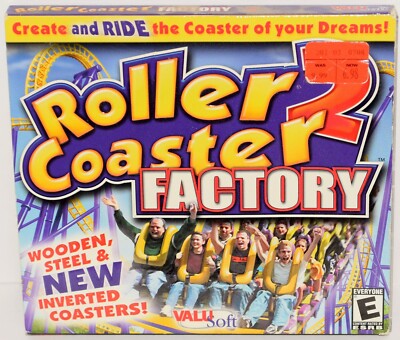 Roller Coaster Factory 2 Game by ValuSoft 2002 CD-ROM For PC Windows ...