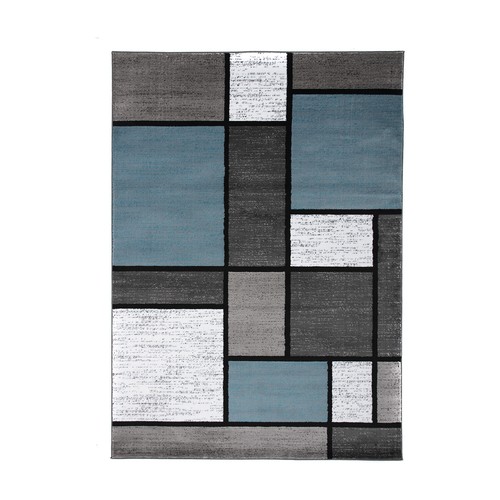 Rugshop Area Rugs Contemporary Modern Boxed Color Block Dining Room Rug ...