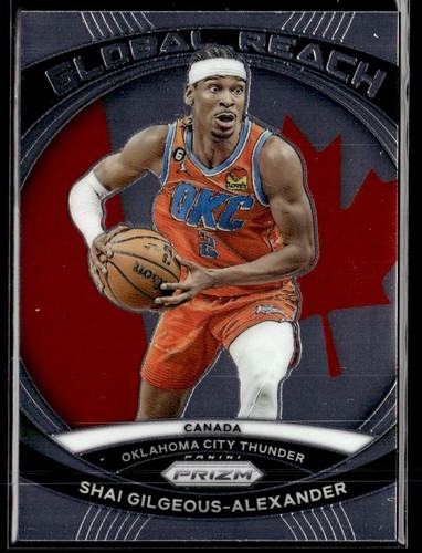 2023-24 Panini Prizm Shai Gilgeous-Alexander Global Reach #6 Thunder | eBay