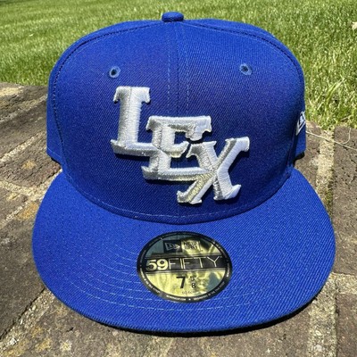 Lexington Legends Hat Cap Fitted 7 5/8 Blue MILB New Era 59FIFTY ...