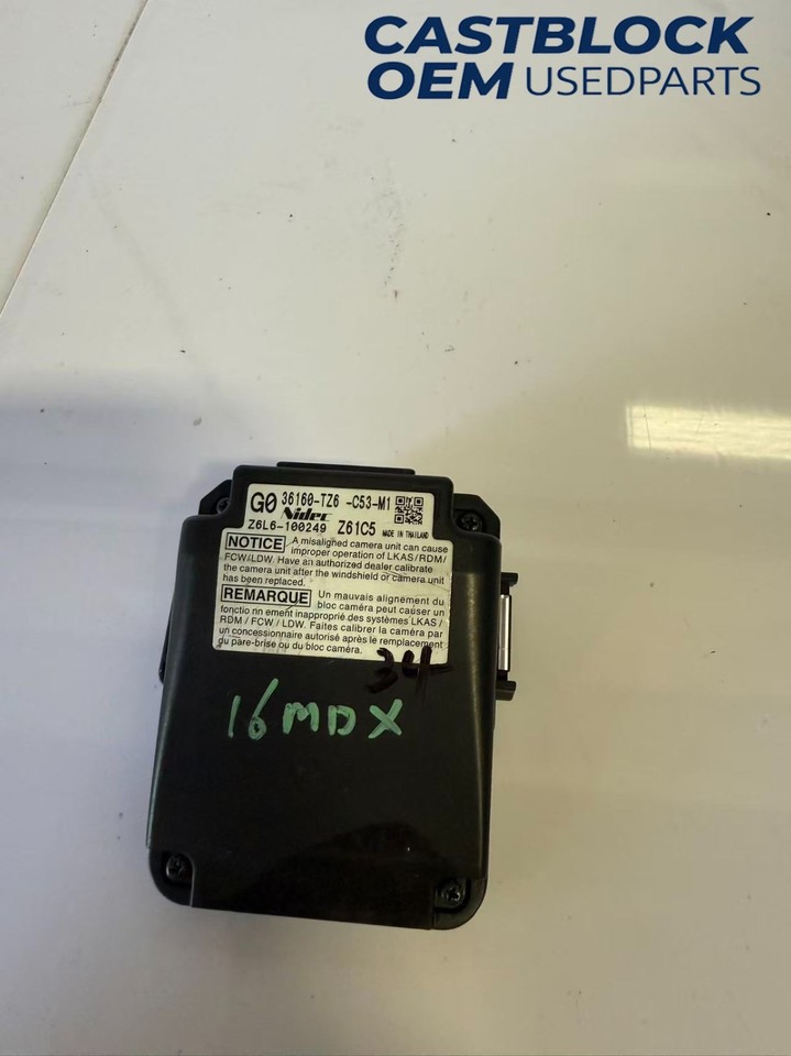Fit 2017-2020 Acura MDX Front Windshield Camera Unit 36160-TZ6-C53-M1 ...