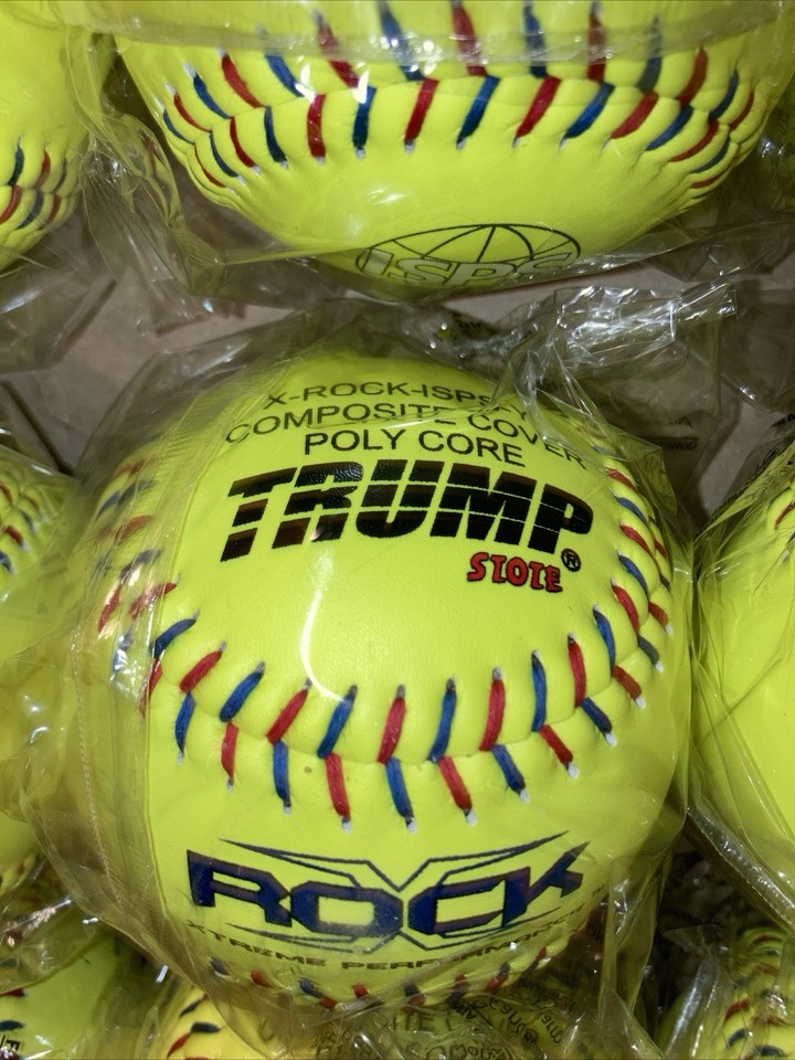 NIB 1 Dz Trump X-Rock Blue Rock Official ISPS 12" Poly Core Composite ...