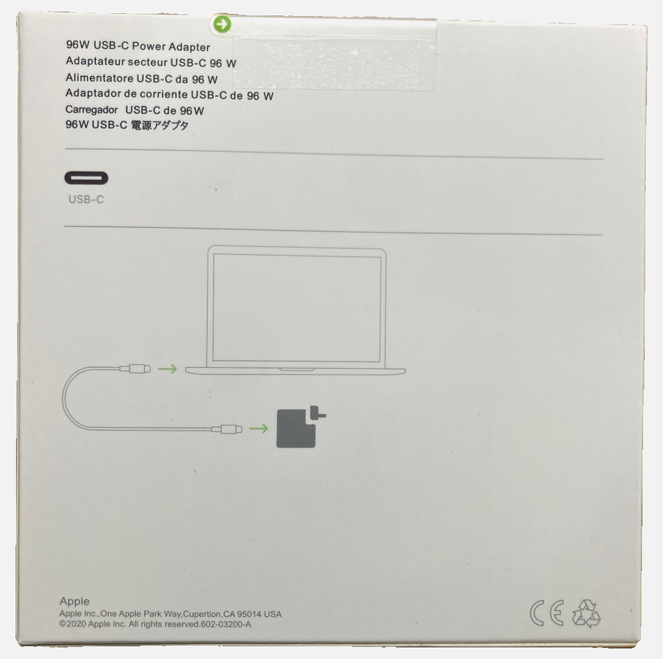 Apple 96W USB-C Power Adapter A2166 | eBay