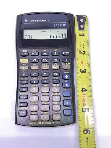 Texas Instruments TI BA II Plus Advanced Business Analyst calculators ...