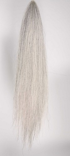 Salt and Pepper Grey False Tail Double 90-95 cms Horse Pony show ...