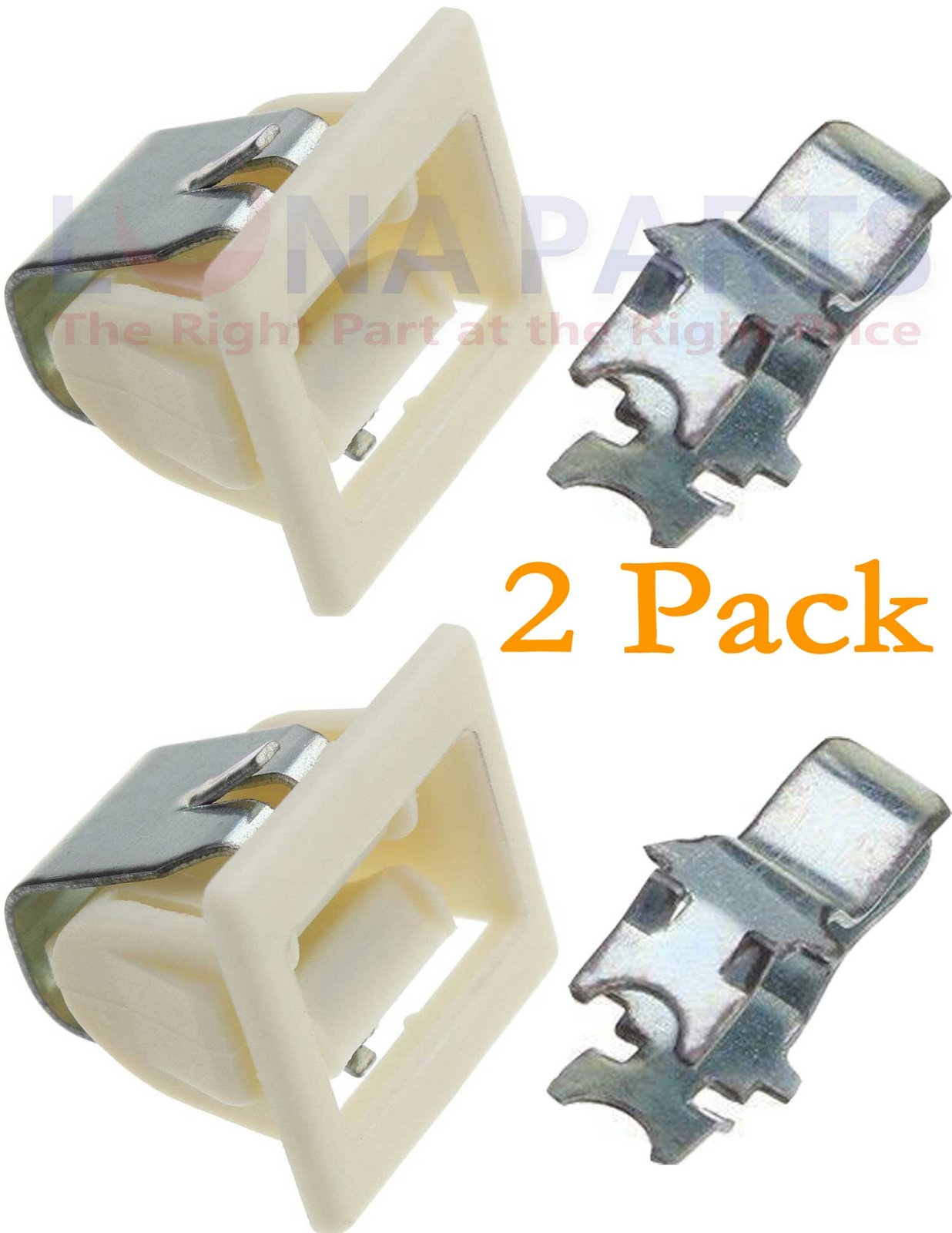 2 Pack Frigidaire Kenmore Tappan Dryer Door Catch Strike Latch Kit ...