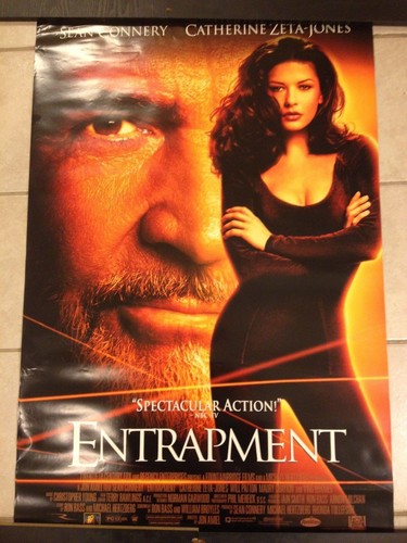 ENTRAPMENT MOVIE POSTER. CATHERINE ZETA-JONES, SEAN CONNERY | eBay