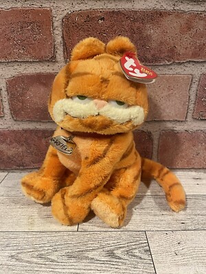 TY Beanie Babies Garfield the Cat - Garfield Movie Beanie Plush Stuffed ...