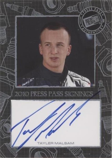 2010 Press Pass - Press Pass Signings Silver Tayler Malsam /75 (AU) for ...