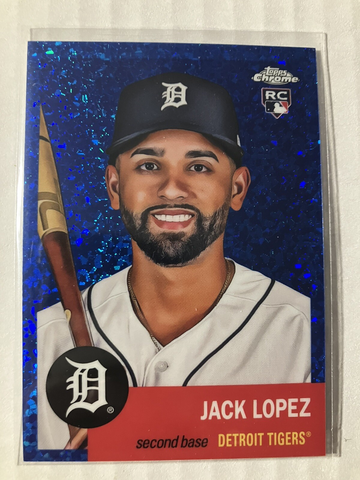 2022 Topps Chrome Platinum Anniversary Jack Lopez #135 Blue Mini Diamond /199 | eBay
