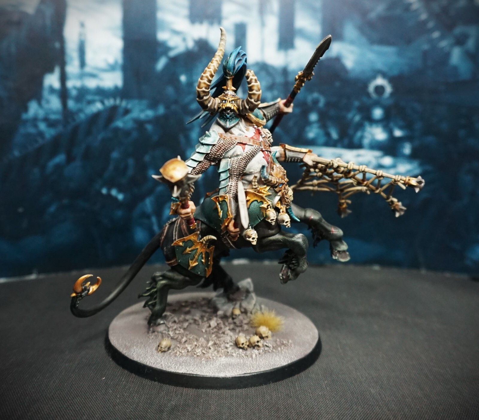 Centaurion Marshal painted Warcry Slaves to Darkness AoS chaos ...