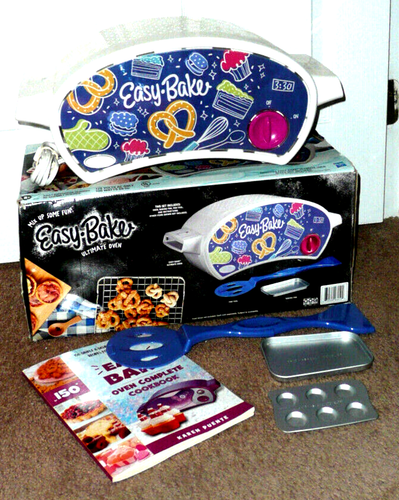 Hasbro Easy Bake Ultimate Oven Baking Toy W/ Spatula & Baking Sheet ...