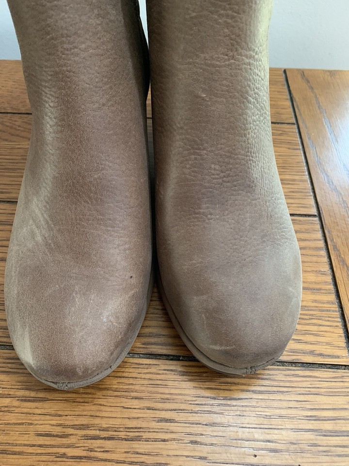 Merrell Tremblant Wedge Bluff Size 8 Brown Leather Ankle Boots Wedges ...